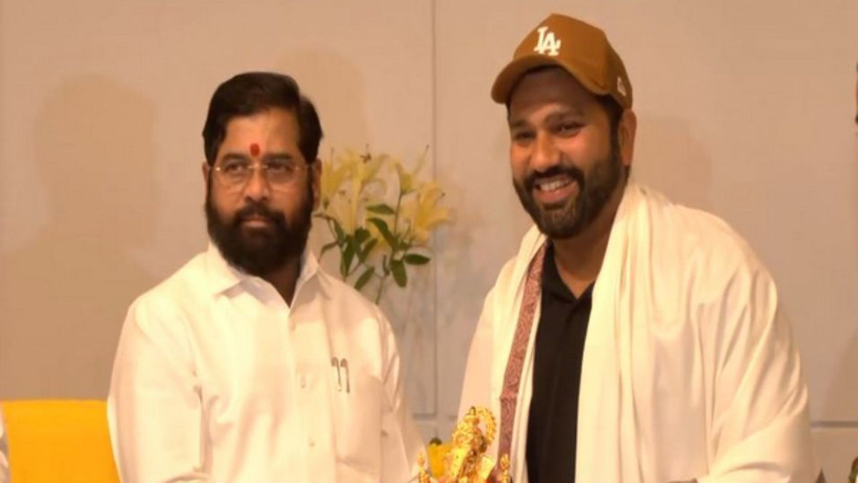 Watch: India captain Rohit Sharma and three other players felicitated ...