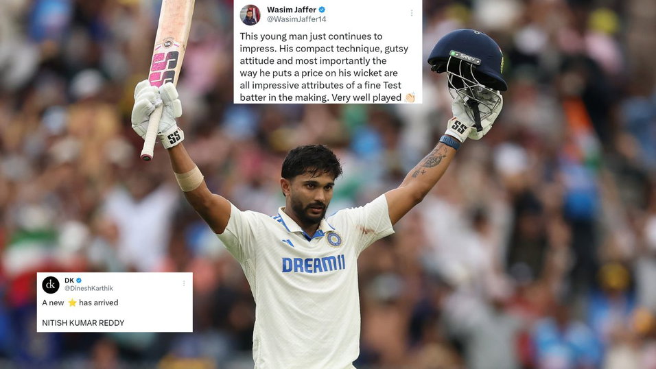 "Star is born": Nitish Kumar Reddy hailed by fans for hitting ...