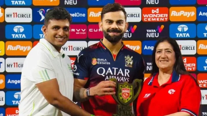 "This award should go to...": Virat Kohli refuses to accept PoTM award ...