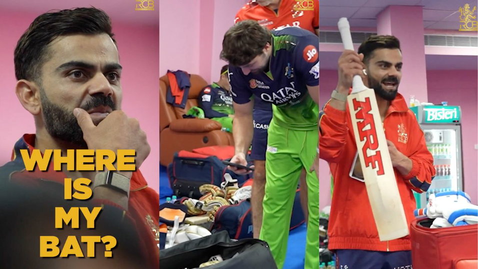 Watch- Virat Kohli catches Tim David stealing his bat; what happened ...