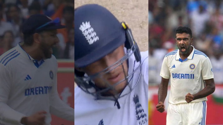 Watch- Rohit Sharma and Ravichandran Ashwin aggressively celebrate Joe ...