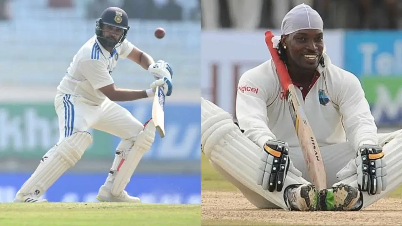 Rohit Sharma breaks Chris Gayle's huge record during 5th Test; trails ... Rohit Sharma breaks Chris Gayle's huge record during 5th Test; trails ...